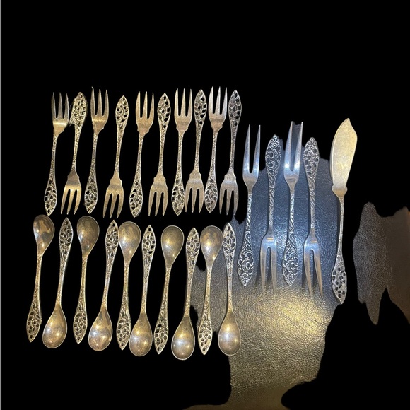 Dining | Large Sola Massief Silver Filigree Set Rare | Poshmark